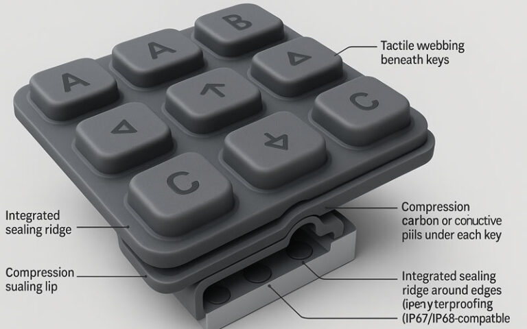 Silicone Keypad Waterproof & Dustproof Design | Rysilicone.com